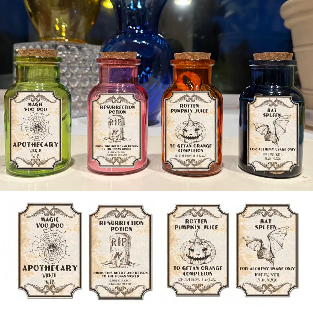 Halloween Potion Labels: The Ultimate Guide to Spooky Party Decor & DIY ...