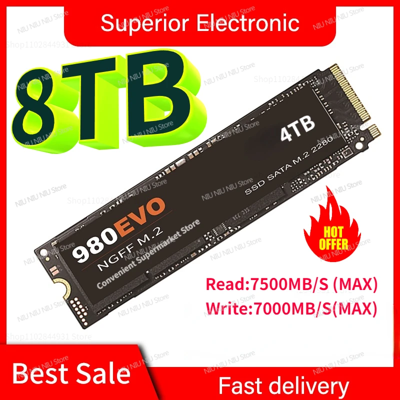 2023-8TB-Original-SSD-M2-NVMe-4TB-980-EVO-Plus-Internal-Solid-State ...