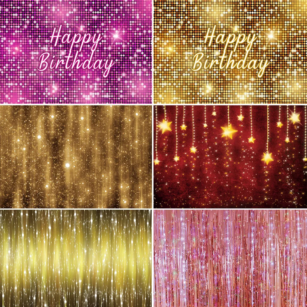 Gold Silver Glitter Shiny Sequin Theme Birthday Party Wedding Event ...