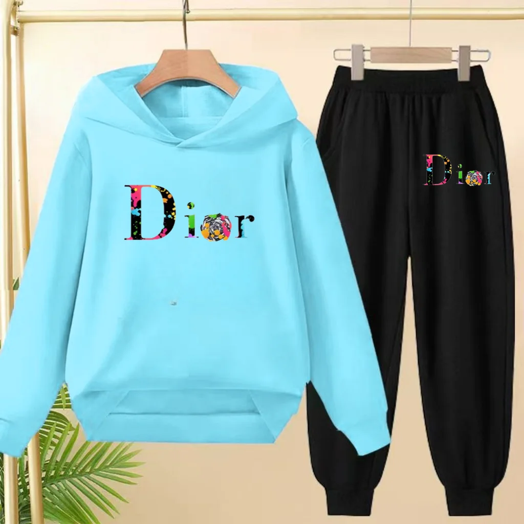 Children Commodity Hoodie Colored Letters Sports Pullover3-12Yrs Coat ...