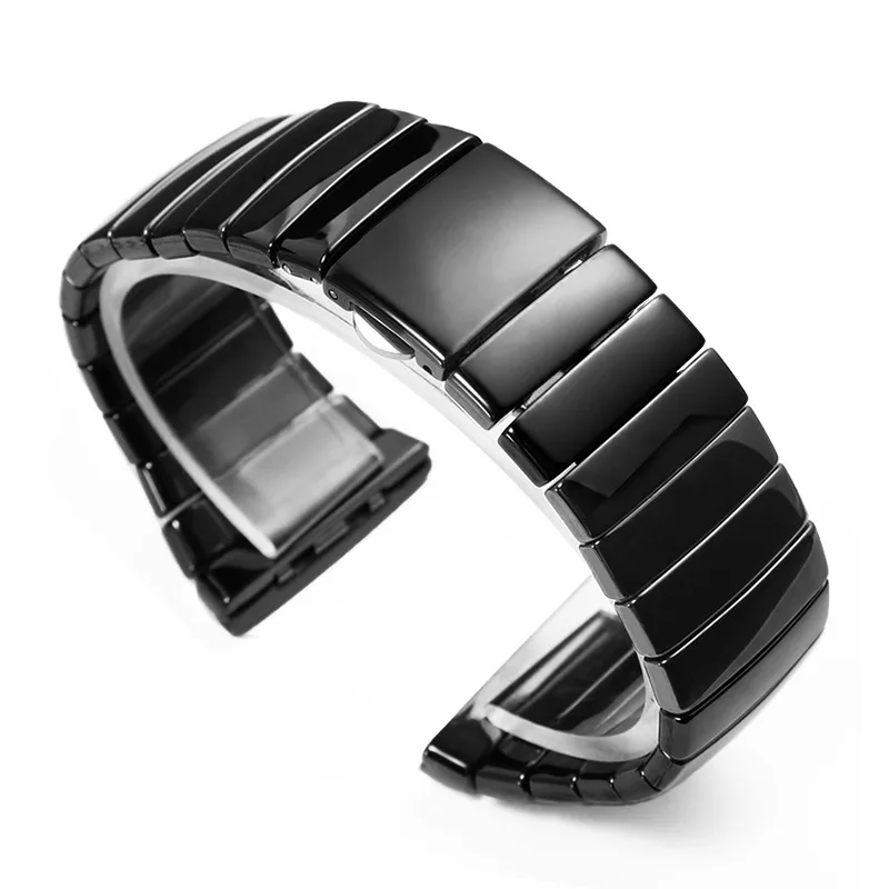 High-Quality-Ceramic-Watch-Strap-For-Rado-Sintra-Series-Watchband-Black ...