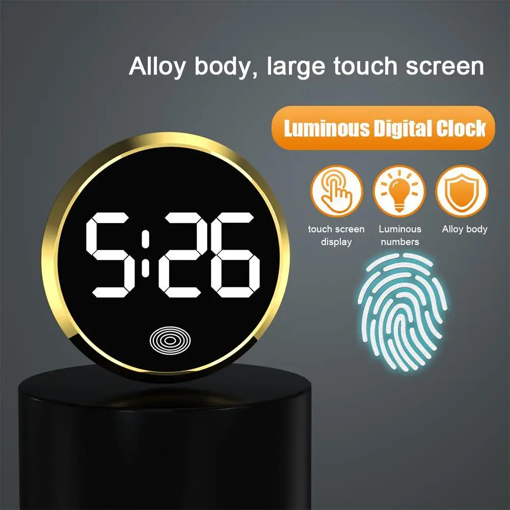 Car-Luminous-Mini-Clock-Touch-Type-LED-Electronic-Watch-Vehicle-Car ...