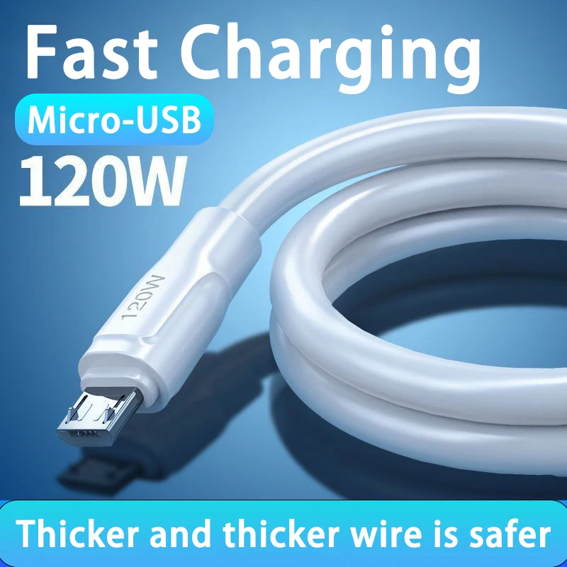 120W-Fast-Charging-Micro-USB-Cable-for-Samsung-Xiaomi-Redmi-Huawei ...