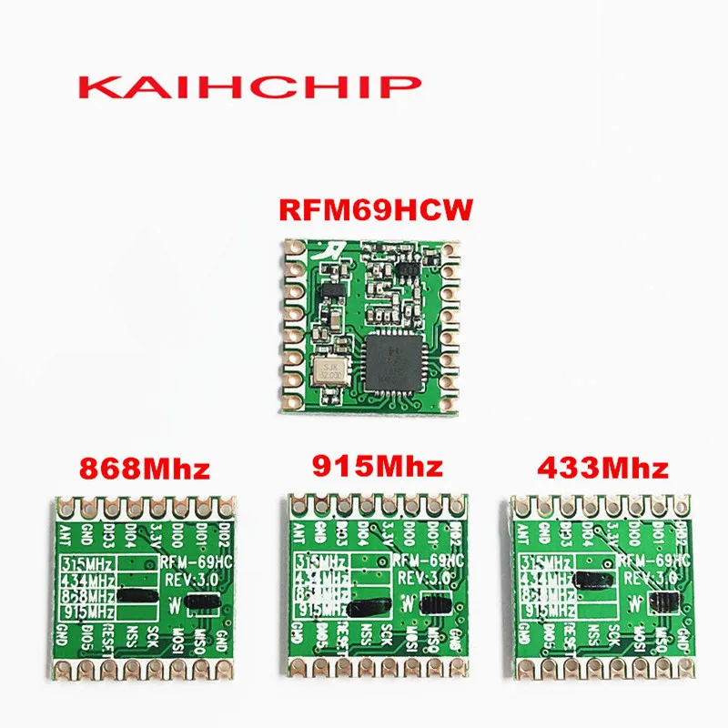 1-10PCS RFM69HCW RFM69 433MHZ 915MHZ 868MHZ RF Module Wireless ...