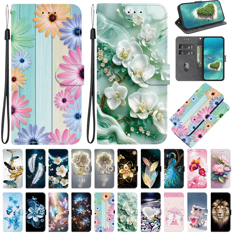 Stand Flip Wallet Case for Xiaomi Poco F5 F6 F7 X7 Pro F4 GT poco C75 ...