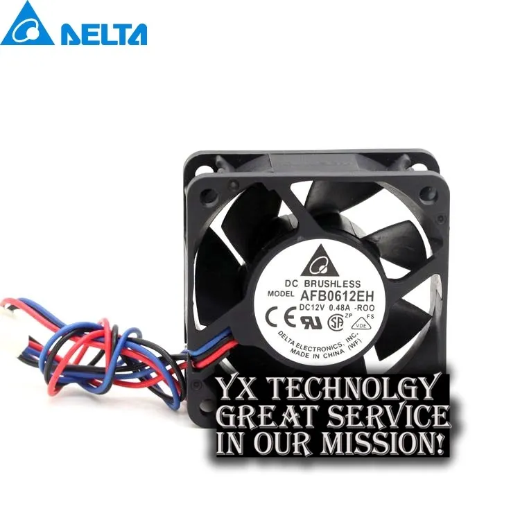 6 In Duct Fan Delta 60mm Ball Bearing Cooling Fan – 12V, 0.48A ...