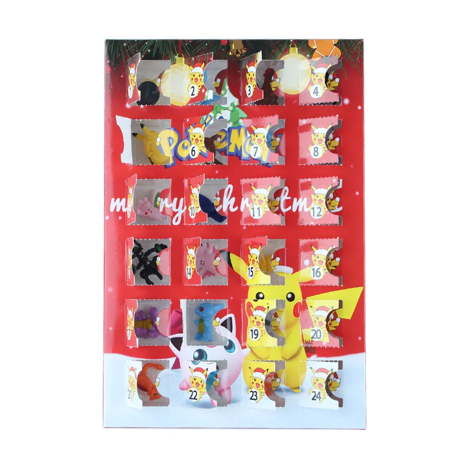Pokemon Pikachu Kawaii Advent Calendar Box - KawaiiMerch.com