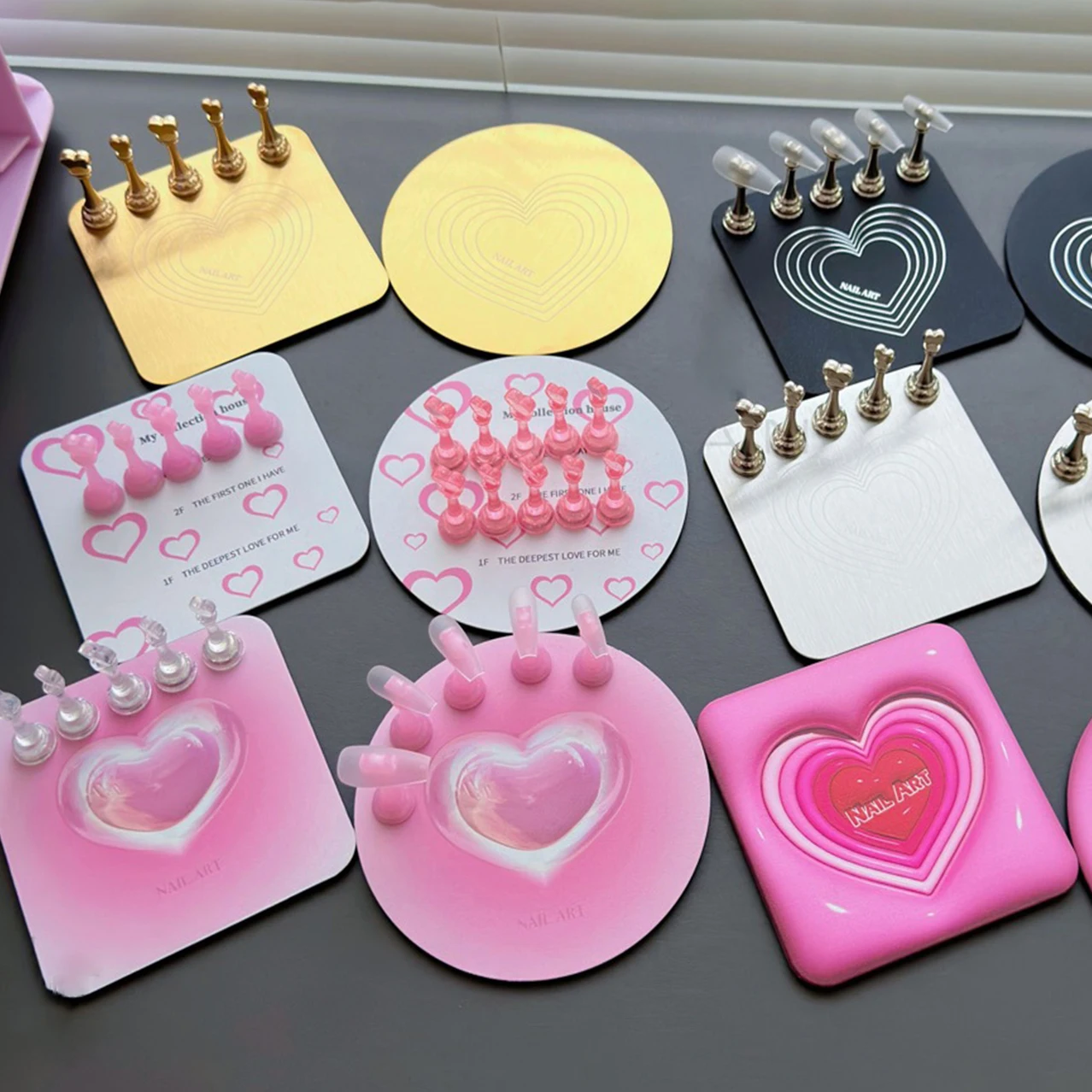 Lootaan-Love-Nail-Holder-Set-Acrylic-Nail-Stand-for-Press-On-Nail-Tips ...