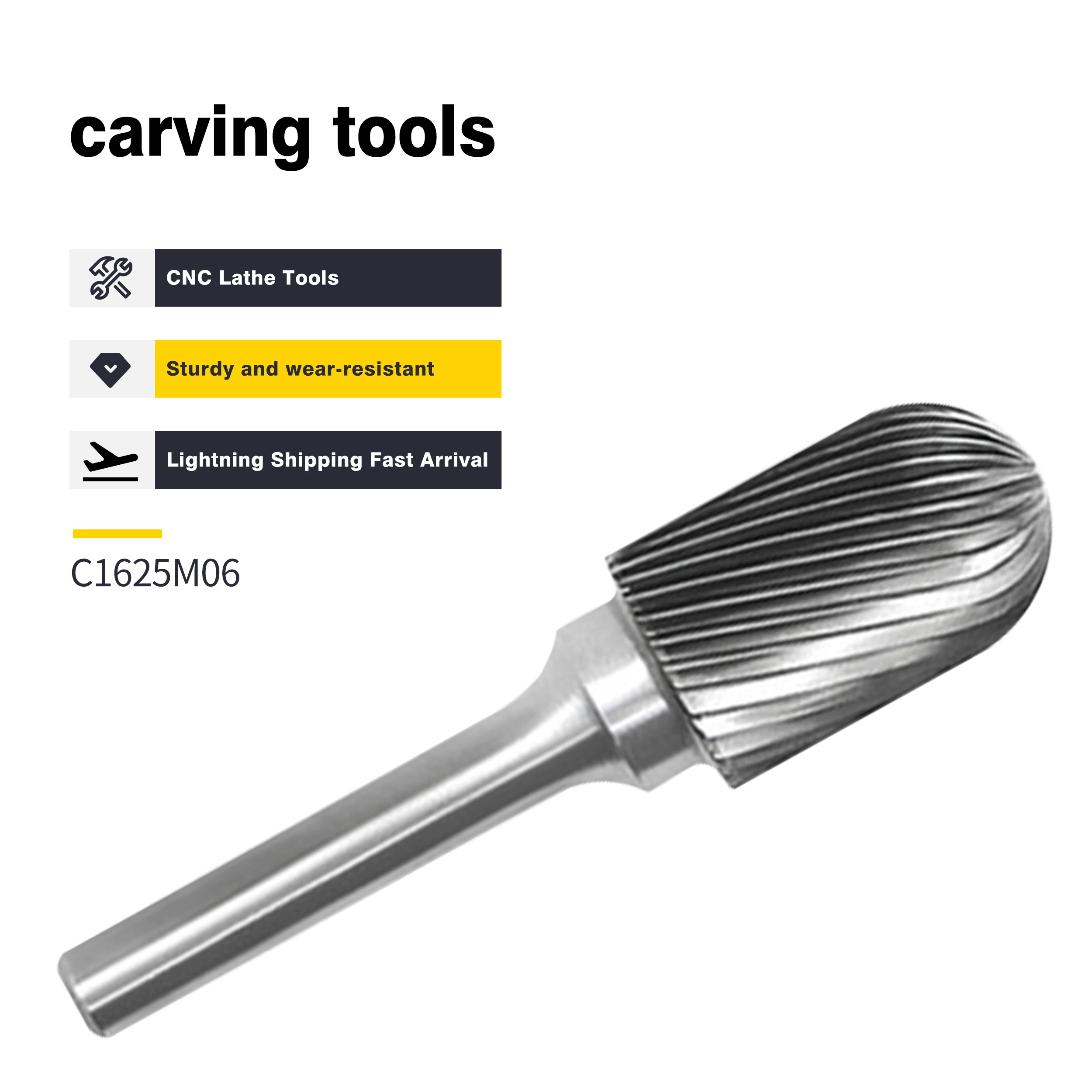 1PCS C-type Carbide Rotary File C0820/1020M06 CX1225/1625M06 ...