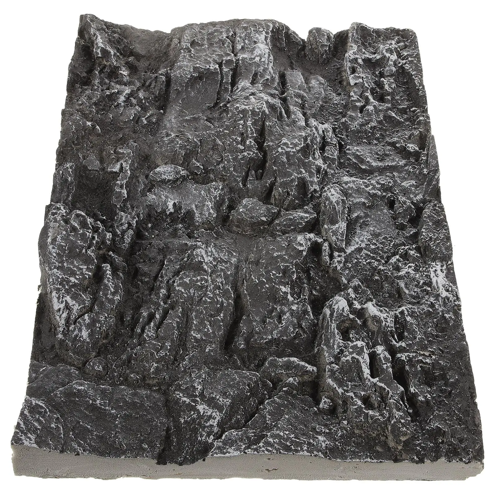 Aquarium Background 3D Marble Black Stone Rock Wall HD Wallpaper Fish ...