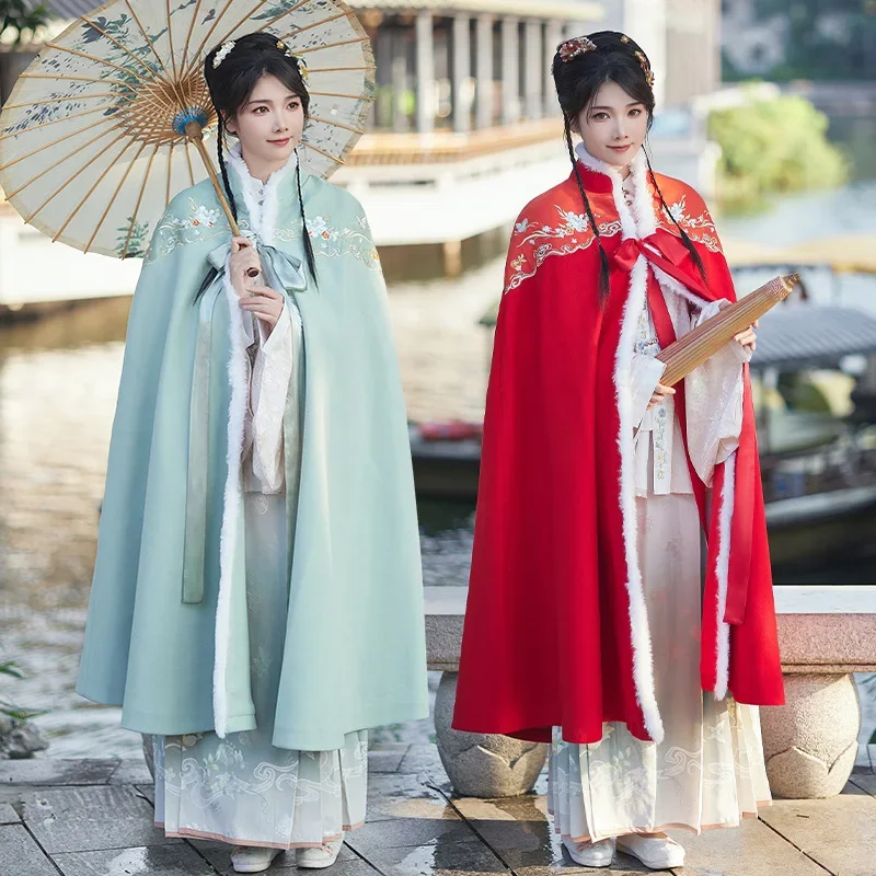 Chinese-Hanfu-Cape-Costume-Traditional-Ancient-China-Costume-Chistmas ...