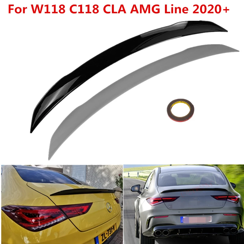 C118 Car Rear Spoiler For Mercedes Benz CLA Class W118 2019 2020 CLA250 ...