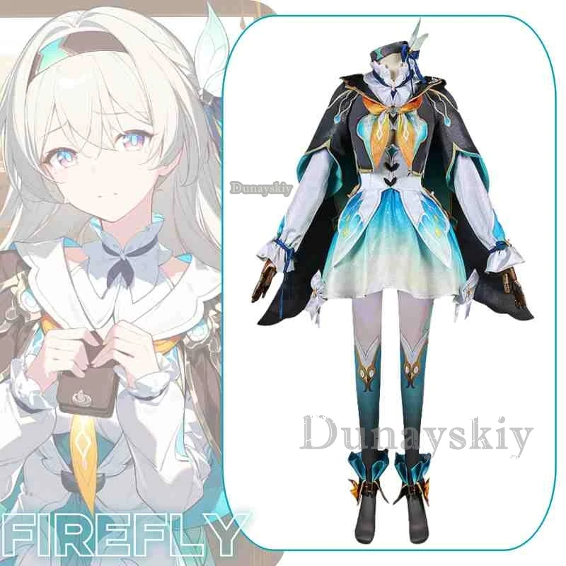 Firefly-Anime-Game-Honkai-Star-Rail-Cosplay-Costume-Clothes-Uniform ...