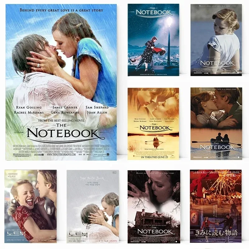 Classic-Romantic-Movie-The-Notebook-Vintage-Poster-Canvas-Painting ...