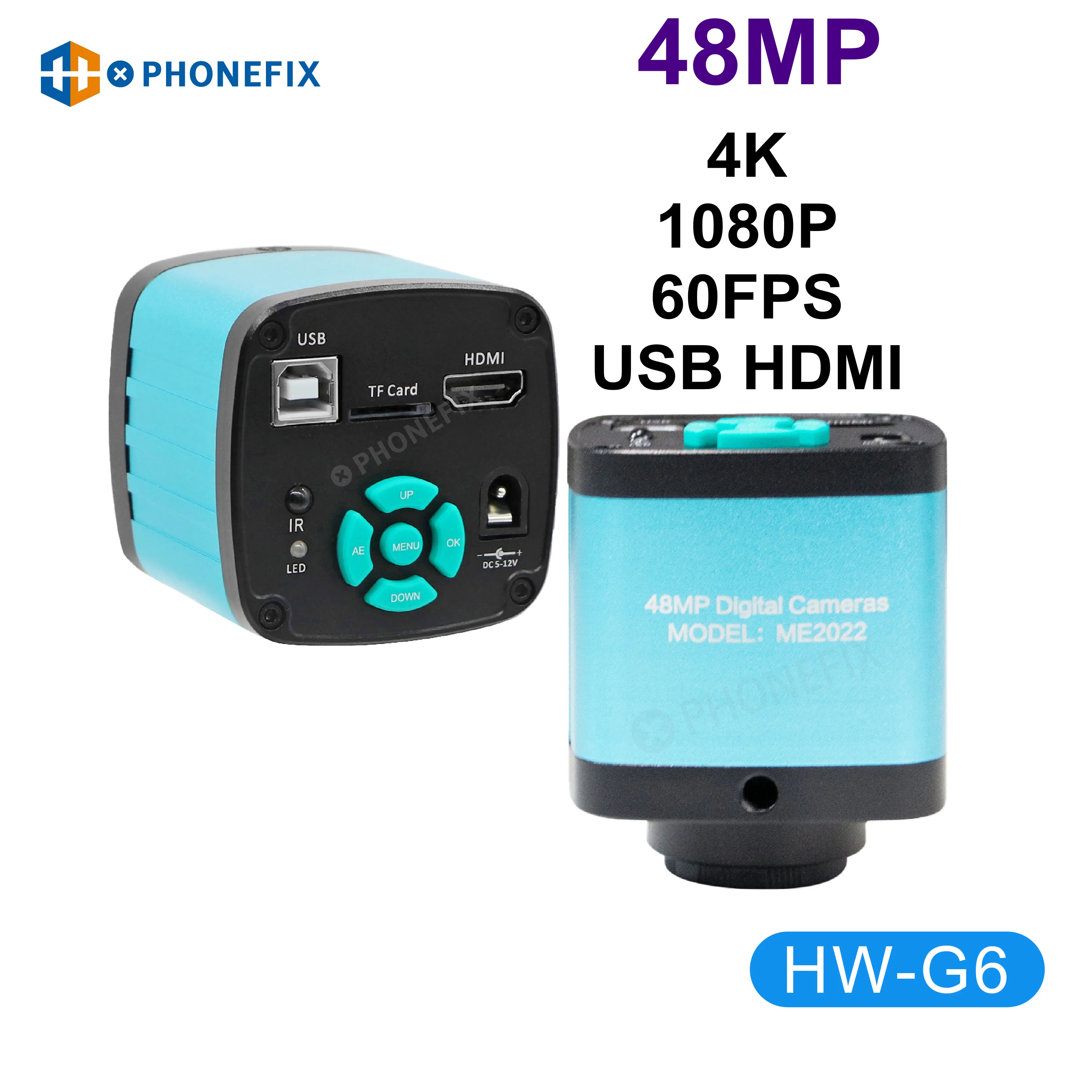 48MP-4K-HDMI-USB-Digital-Video-Monocular-Microscope-Camera-for ...