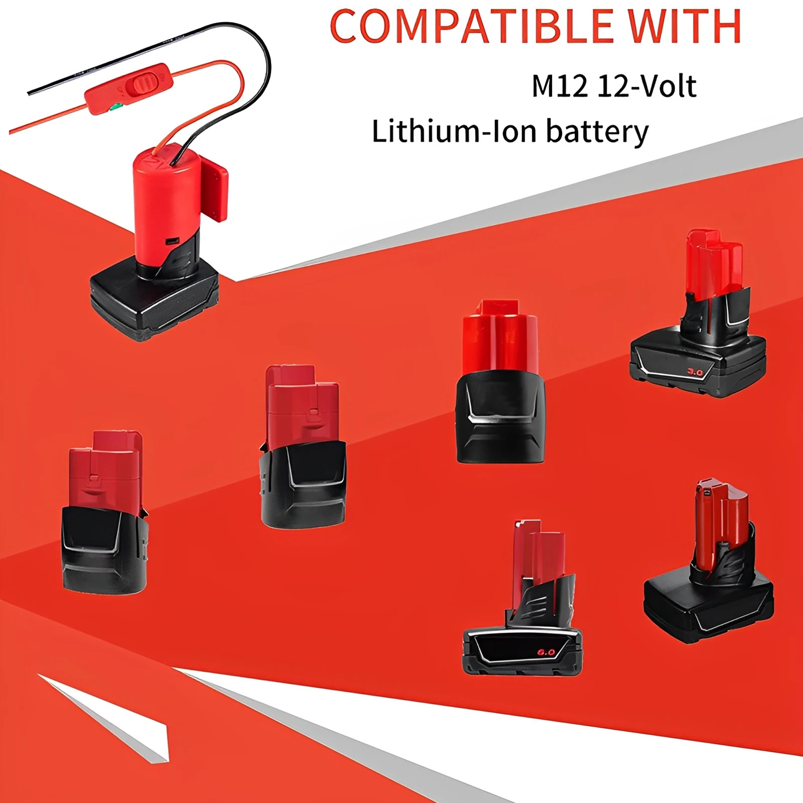 Battery adapter safety insulated portable battery converter with ...