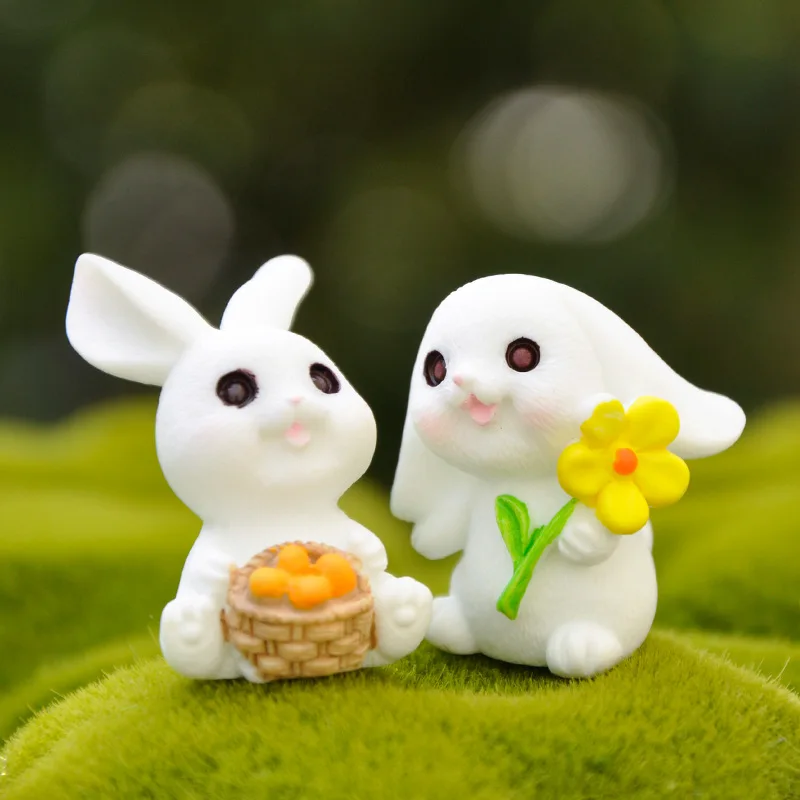 Miniature Animals Cute Mini Resin Cartoon Tiny Fairy Garden Accessories ...