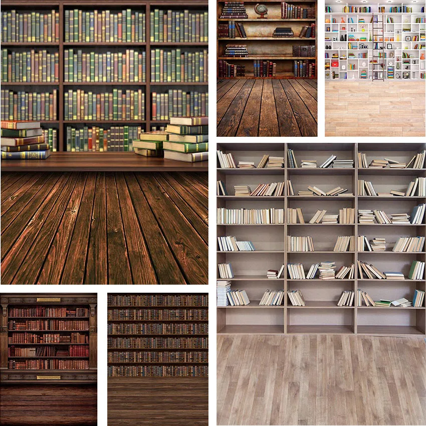 Graduation Bookshelf Background