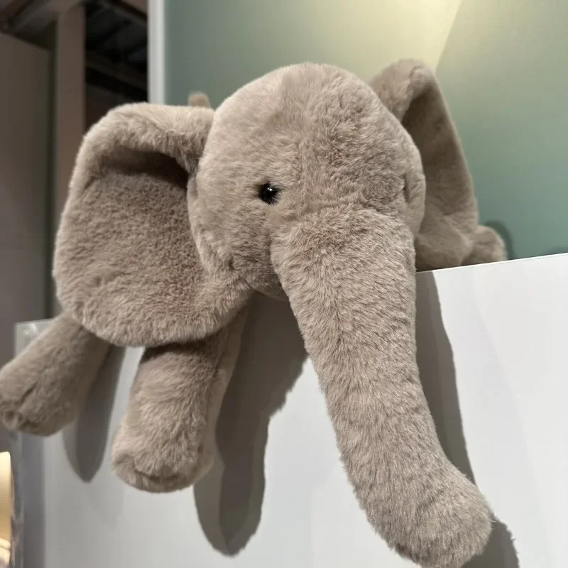 Super-Soft-Grey-Elephant-Plush-Toys-Cute-Stuffed-Flappy-Ears-Long-Plush ...
