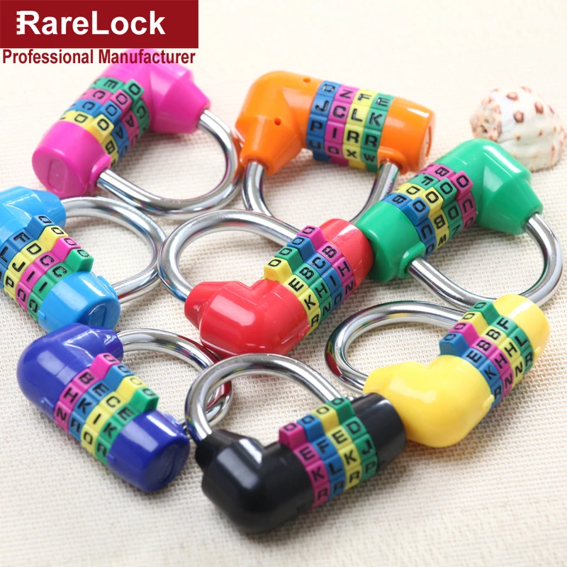 Combination-Padlock-4-Code-Password-Lock-for-Gym-Locker-Bag-Jewerly-Box ...