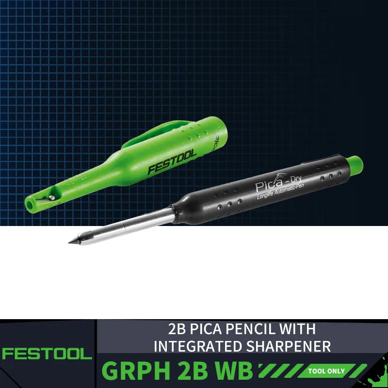 Festool-GRPH-2B-WB-2B-Pica-Pencil-With-Integrated-Sharpener-Power-Tool ...