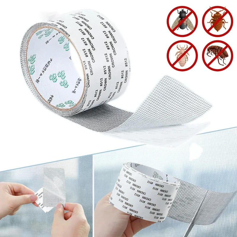 Window-Screen-Repair-Tape-Self-adhesive-Net-Door-Fix-Patch-Anti-Insect ...