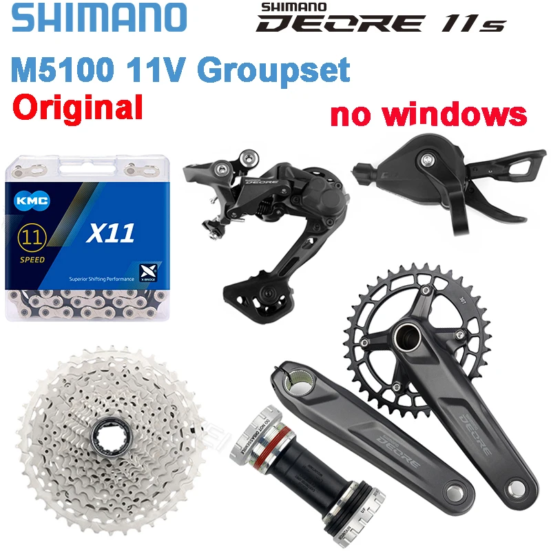 SHIMANO-Deore-m5100-11S-Groupset-M5100-SL-RD-SGS-Rear-Derailleur-MTB ...