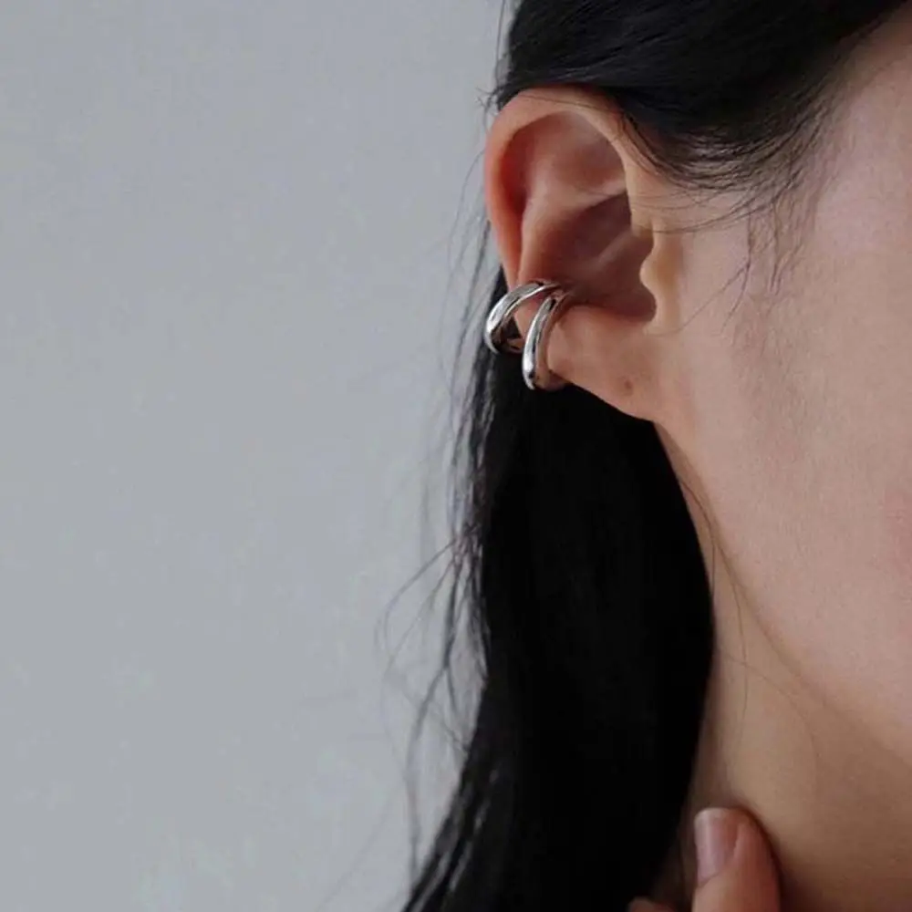 Fake-Piercing-Earcuff-Double-Circle-Ear-Cuff-Faux-Earring-for-Women-Man-Hiphop-Vintage-Cuffs ...