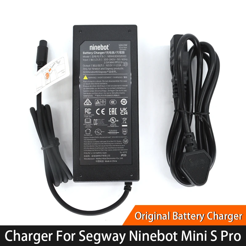 Original Battery Charger For Segway Ninebot Mini S Pro Self Balancing ...