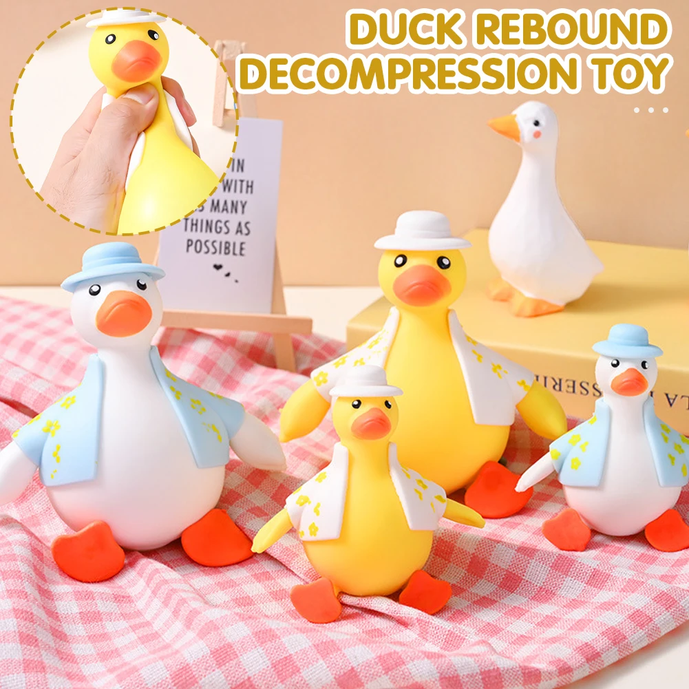 Stress-Relief-Toys-Dress-Up-Duck-Cute-Reboundable-Duck-Dress-Up-And-De ...