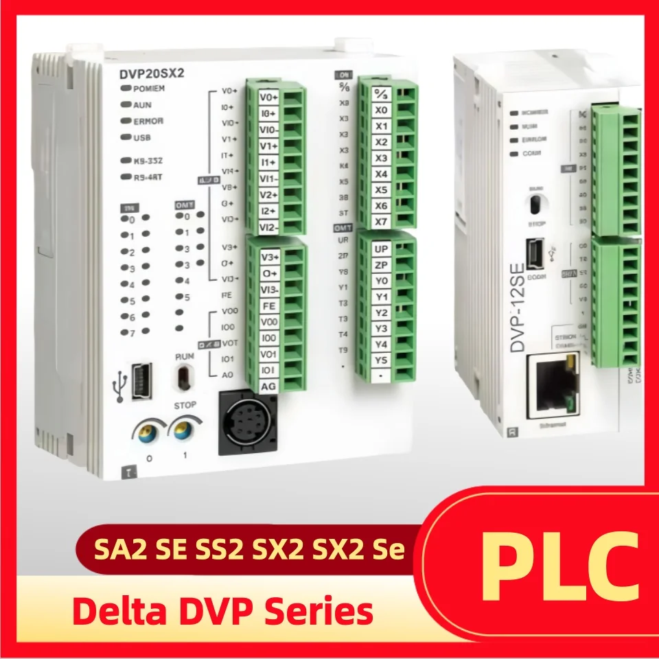 Controladores programables serie Delta PLC DVP SA2 SE SS2 SX2 SX2 ...