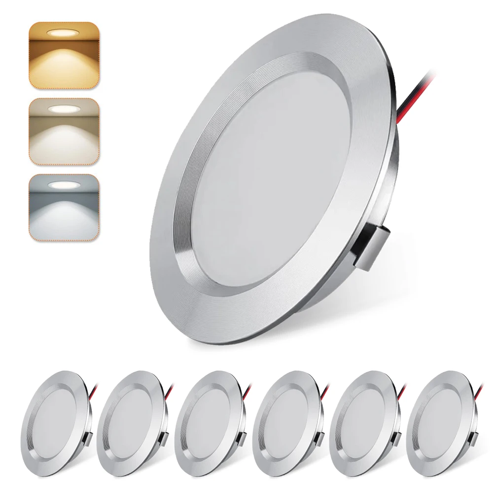 DC12V-Spotlight-3W-LED-Recessed-Simple-Ceiling-Down-Light-Ultra-Thin ...