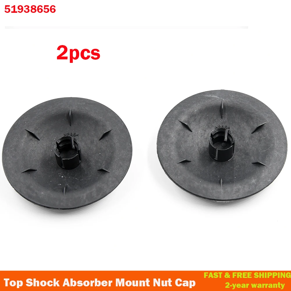 1Pair Front Shock Absorber Top Suspension Strut Mount Nut Cover Caps ...