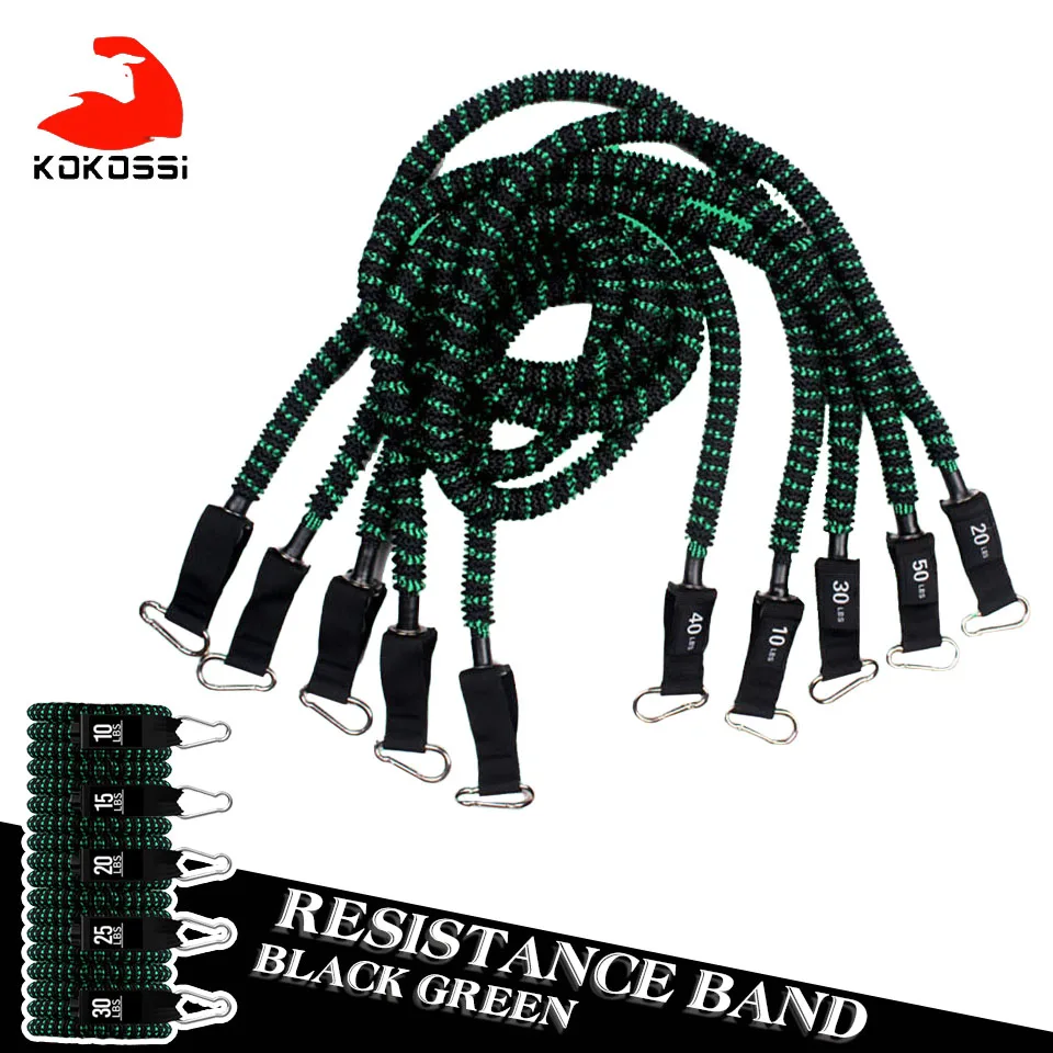 KoKossi 11Pcs Anti-breaking Elastic Band Women Men Strength Training ...