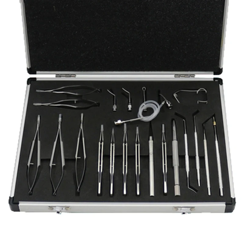 21PCS-Titanium-alloy-Cataract-Set-Eye-Scissors-Ophthalmic-tweezers ...