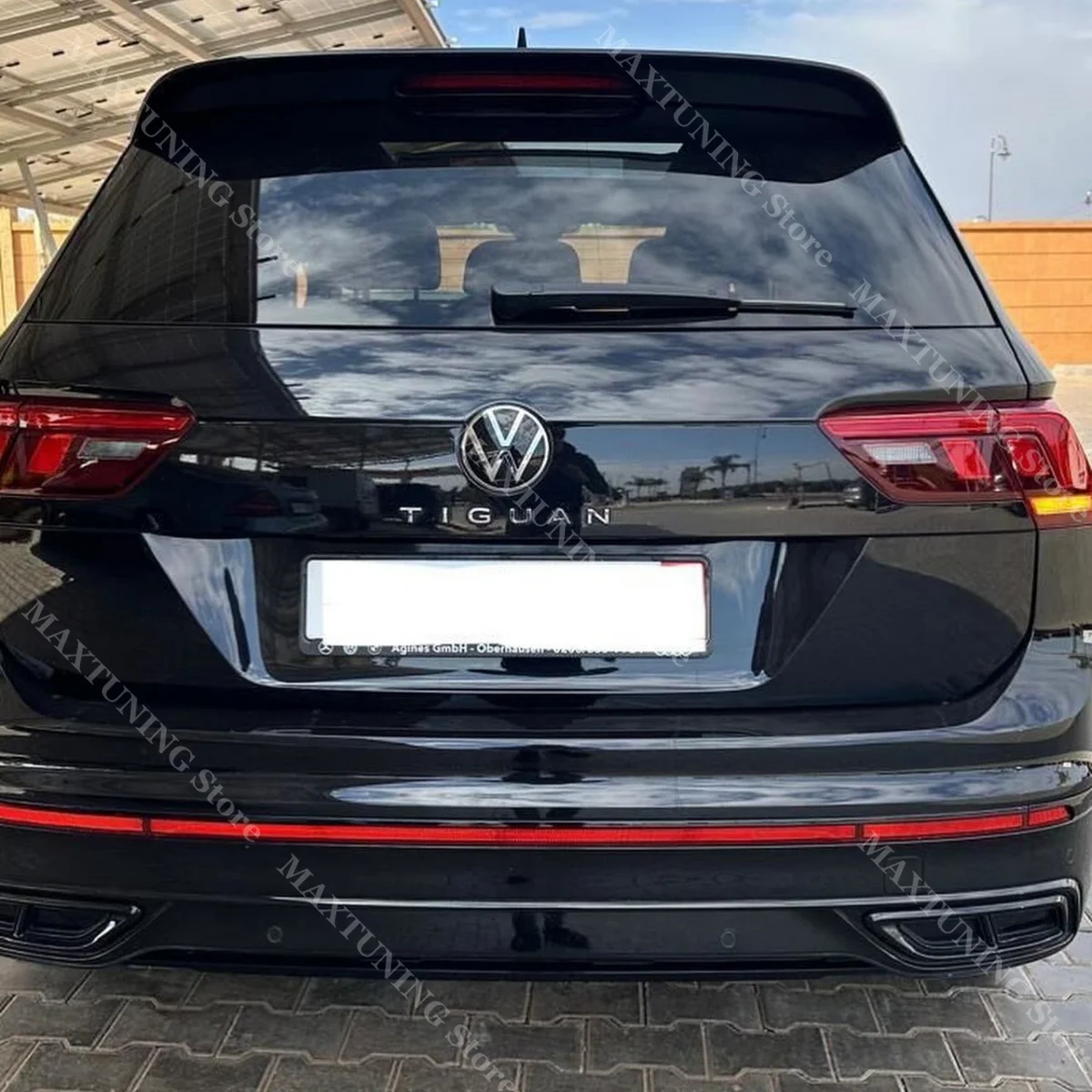 Embellecedor de cubierta de punta de tubo de escape para Tiguan R-LINE ...
