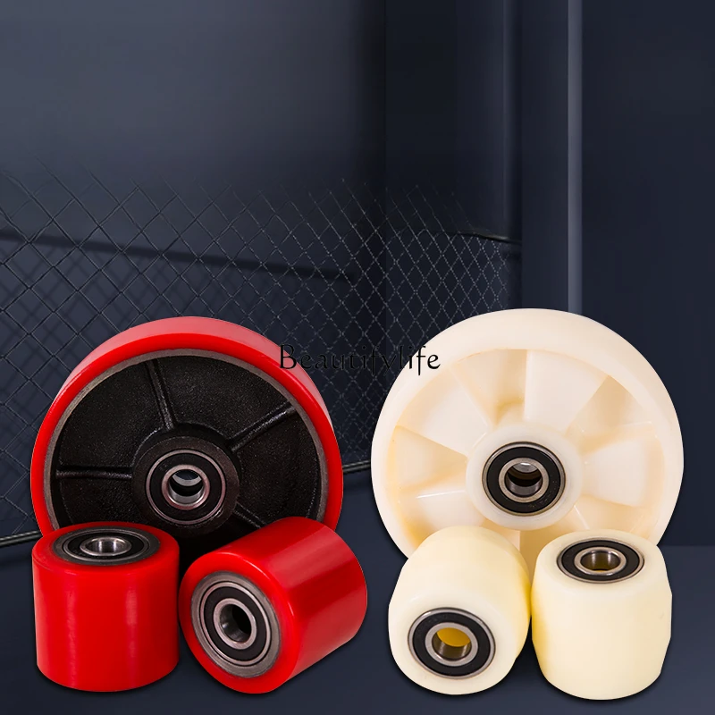 Manually-Operated-Forklift-Swivel-Wheels-Accessories-Complete ...