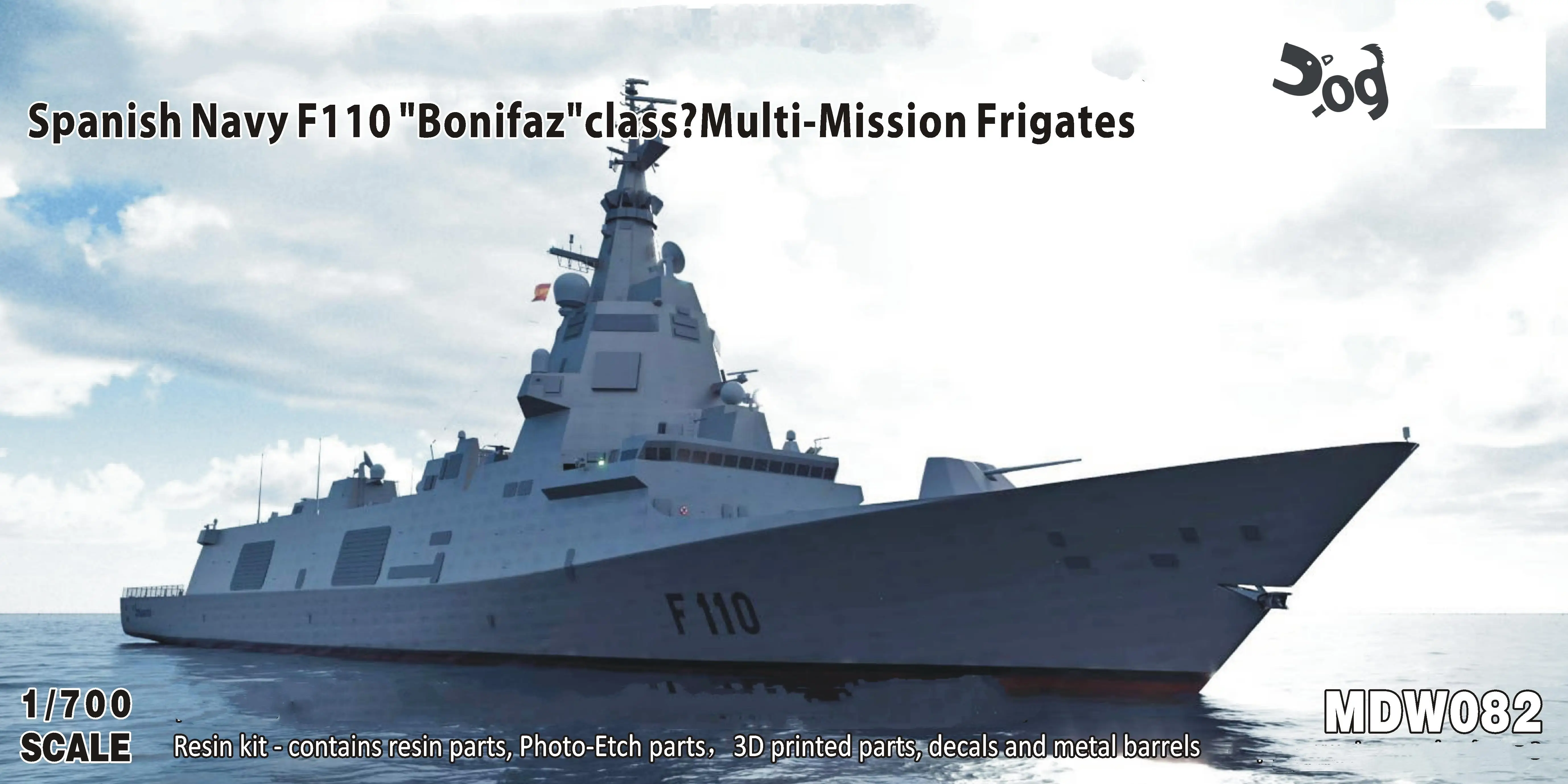 GOUZAO-Fragata-multiusos-Fragata-de-clase-Boniface-F110-1-700-azul ...