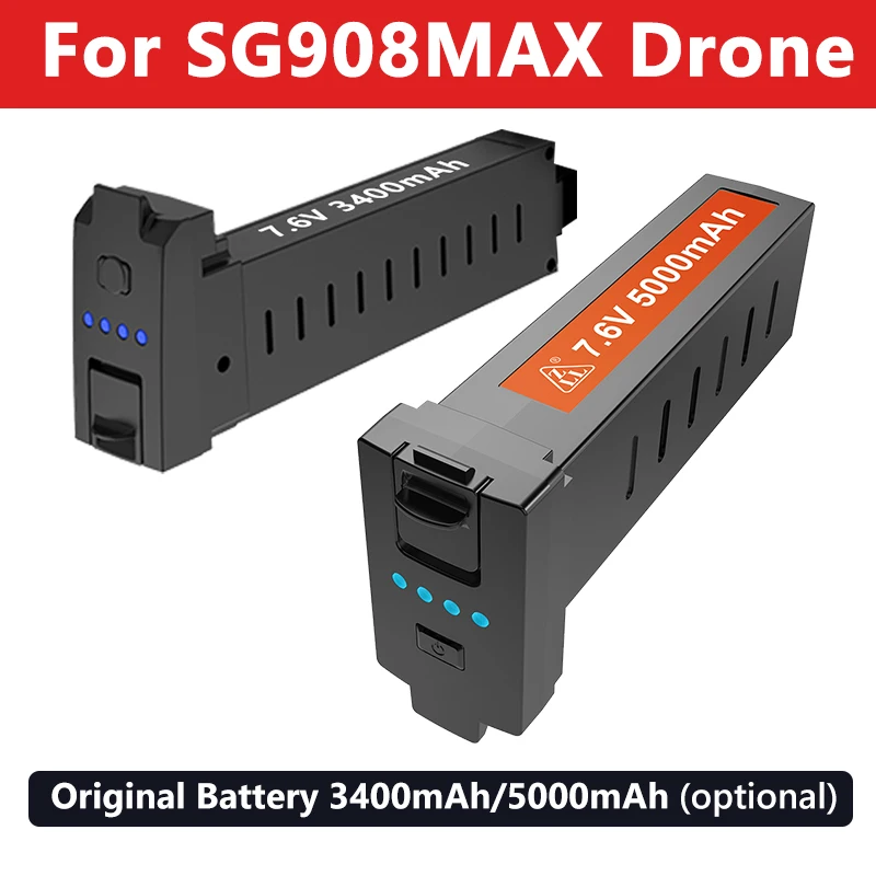 SG908MAX 드론 정품 액세서리, SG908 MAX 드론용 배터리, 3400mAh 및 5000mAh| | - AliExpress