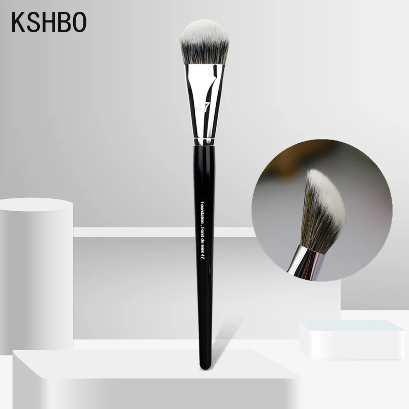 KSHBO-Foundation-Brush-47-Broom-Head-Liquid-Foundation-Shadow-Repairing ...