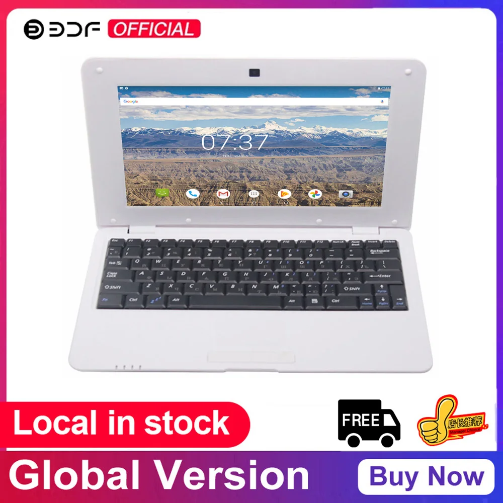 Bdf – Mini Pc Portable Android De 10.1 Pouces, Notebook, Quad Core ...