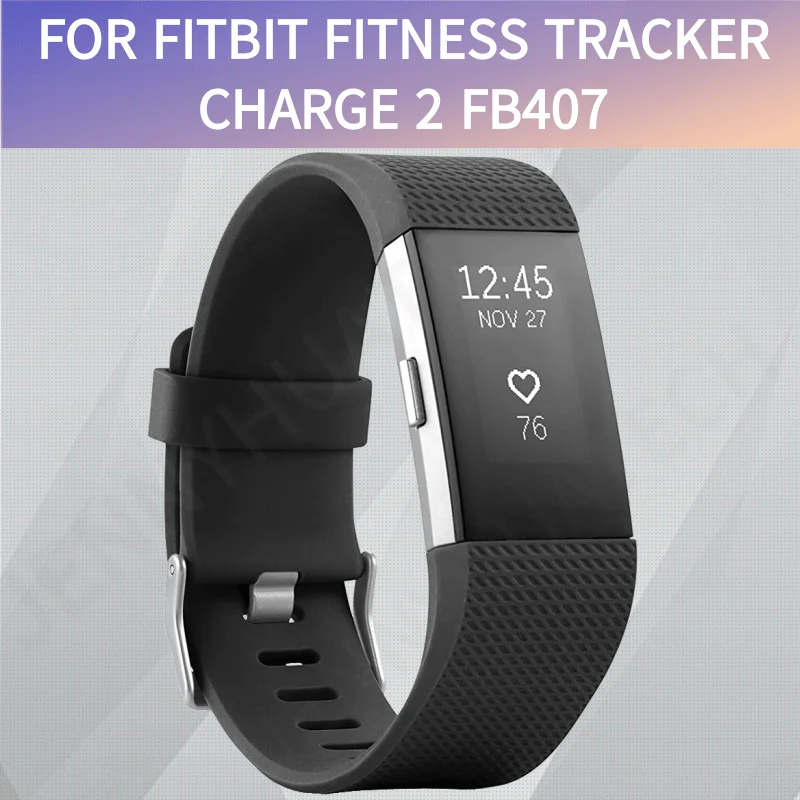 Original Fitbit Charge 2 FB407 Fitness Activity Tracker Smartwatch ...