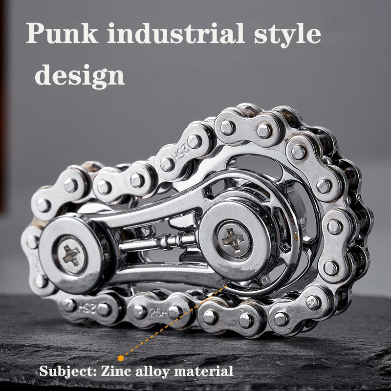Mechanical-Fidget-Spinner-Punk-Style-Design-Metal-Hand-Spinner-Chain ...