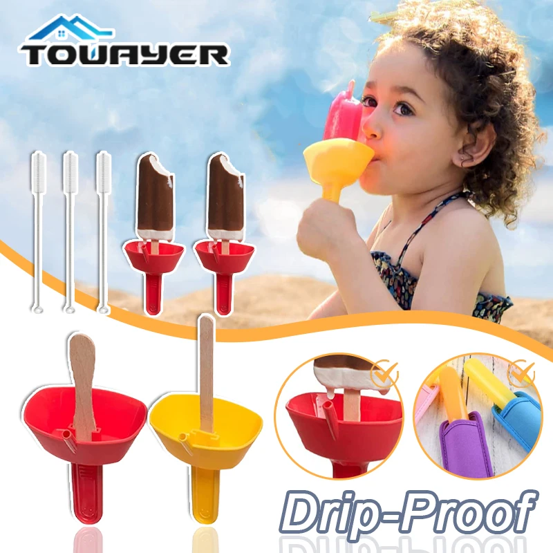 New Drip-Proof Popsicle Rack Drip Free Ice Holder No Mess Free Frozen ...