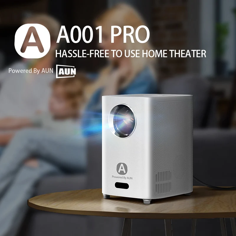 AUN-A001Pro-Mini-Projector-4K-Android-9-3D-Wifi-LED-Portable-Projectors ...