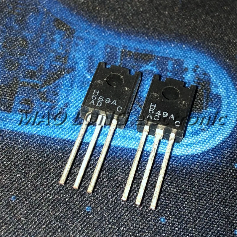 10PCS/LOT 2SD / H669A / 2SB / H649A 669A 649A TO126 audio power ...