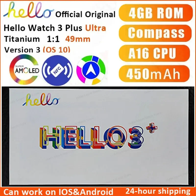 Smartwatch-Hello-Watch-3-Plus-original-para-homens-b-ssola-NFC-AMOLED ...