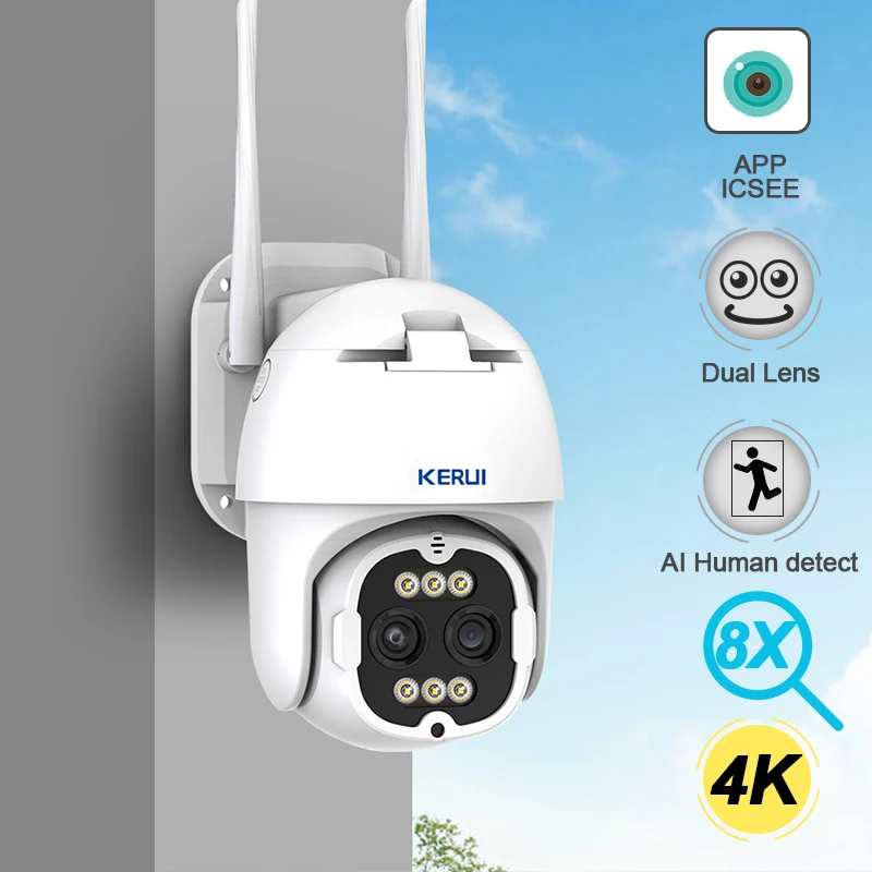KERUI-8MP-Outdoor-IP-Camera-CCTV-WIFI-Camera-Security-8X-Digital-Zoom ...