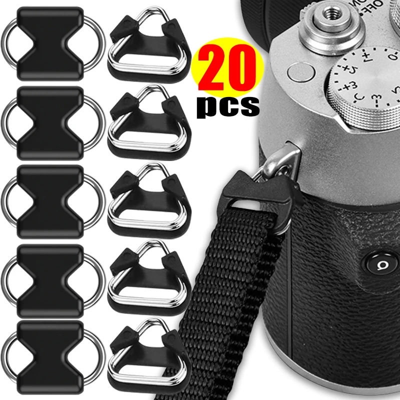 20/2Pcs Lug Ring Camera Strap Triangle Split Ring Hook Lanyard Straps ...