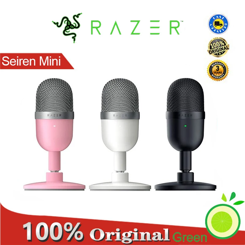 Razer-Seiren-Mini-Microfone-Condensador-Usb-para-grava-o-profissional ...